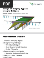 Semi-Integral-Abutment Design Example (USA Unit) | PDF | Bending | Bridge