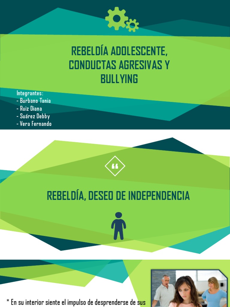 Rebeldía Adolescente y Conductas Agresivas | PDF | Adultos | Conceptos ...