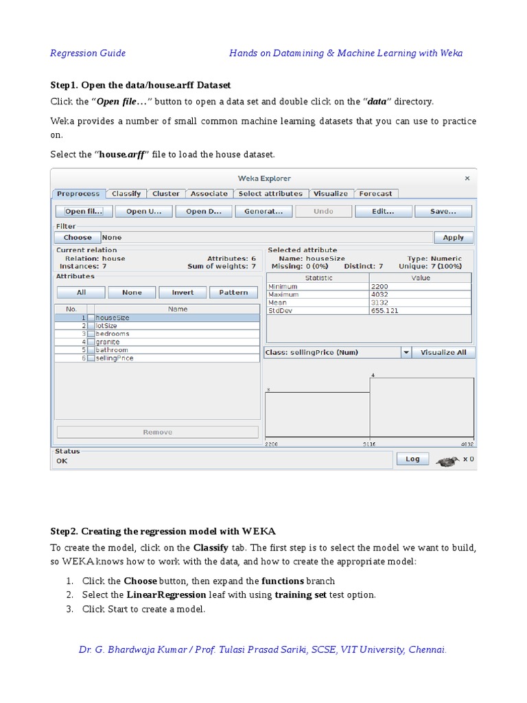 Regression Tutorial | PDF | Regression Analysis | Data Mining