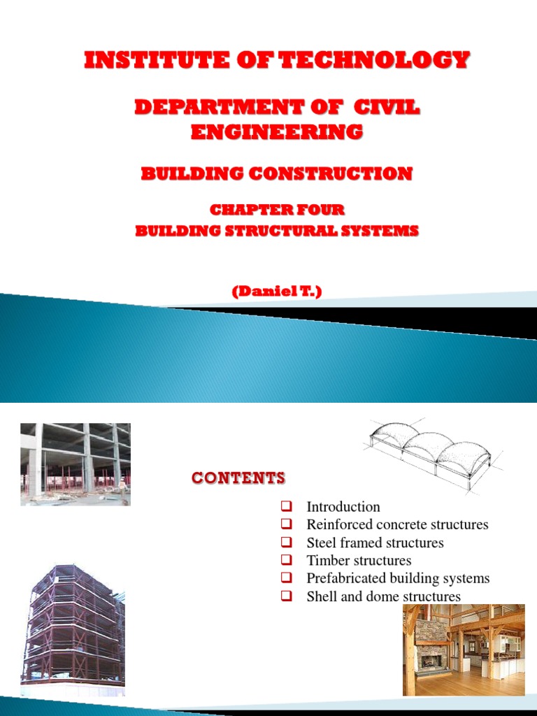 Chapter-4 Structural Systems | PDF | Beam (Structure) | Concrete