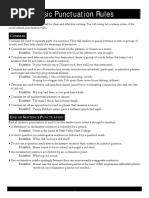 2013 - Freshmen Grammar Packet | PDF | Comma | Sentence (Linguistics)