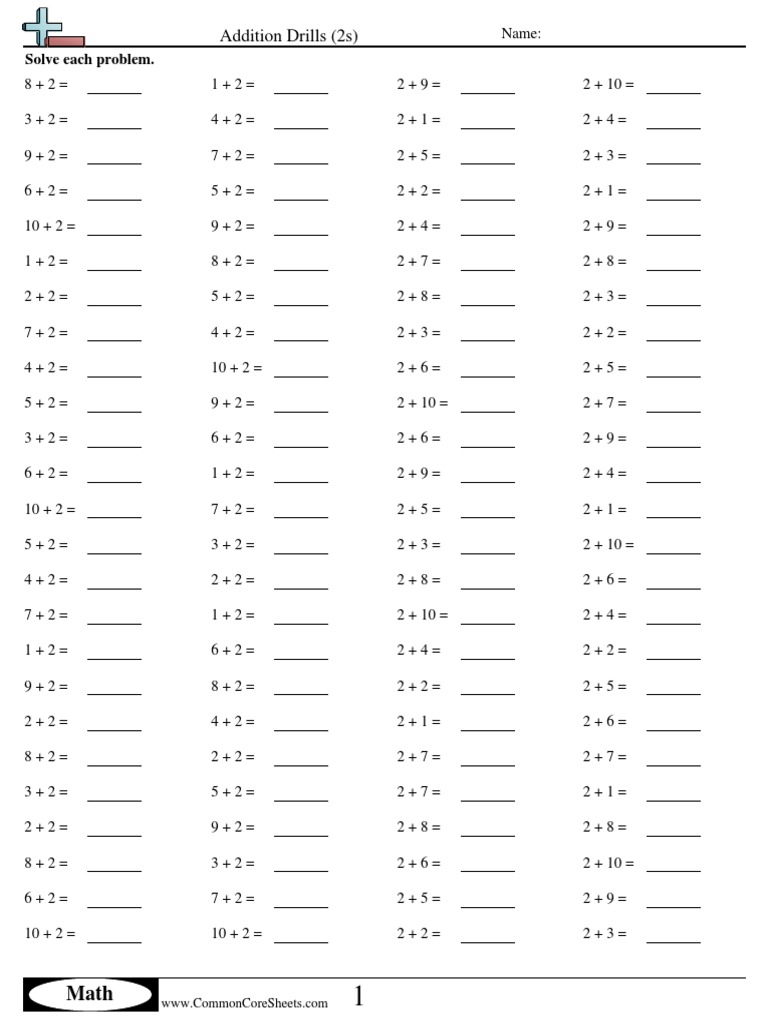Addition 2s (H) | PDF