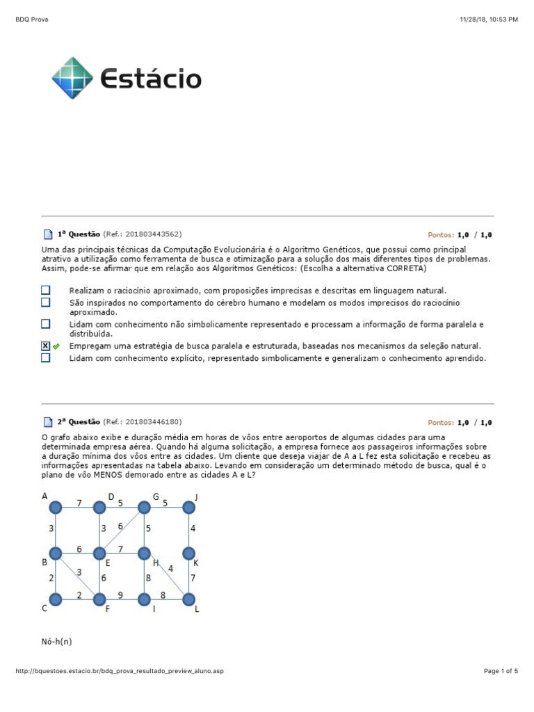 AV Inteligencia Artificial - Estacio | PDF | Rede neural artificial ...