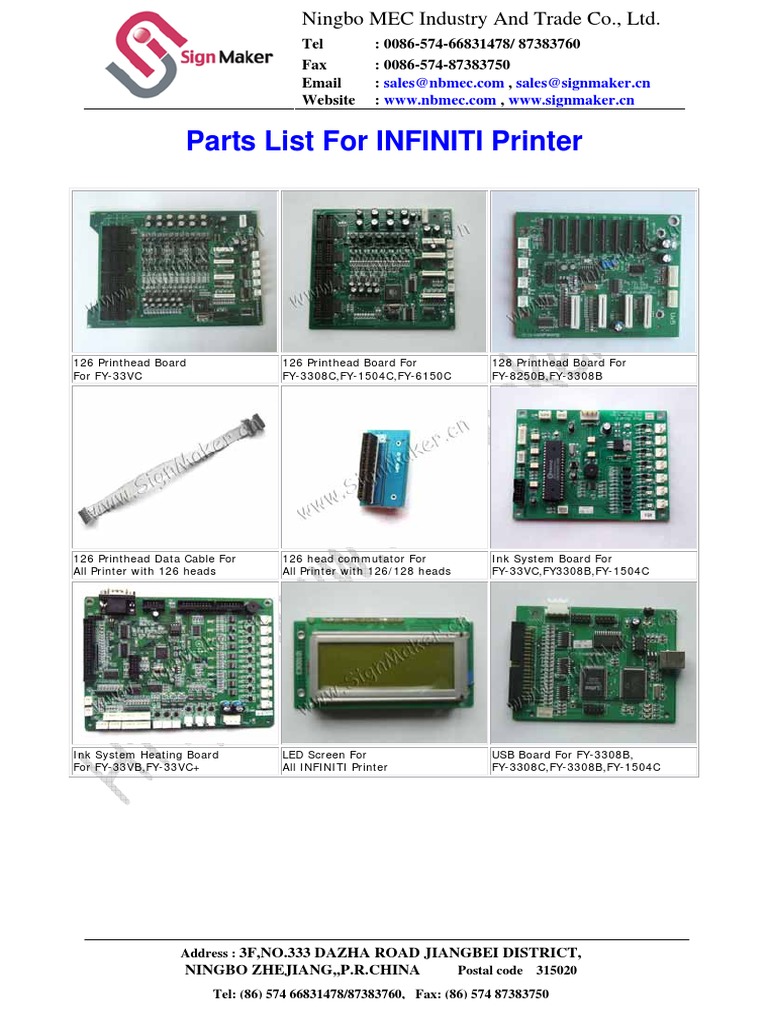 Manual Infinity | PDF | Printer (Computing) | Computer Hardware