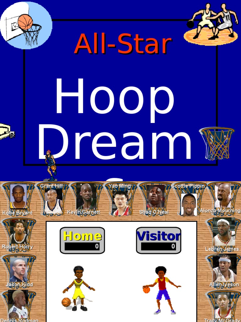 Hoop Dreams PowerPoint Game Template | PDF