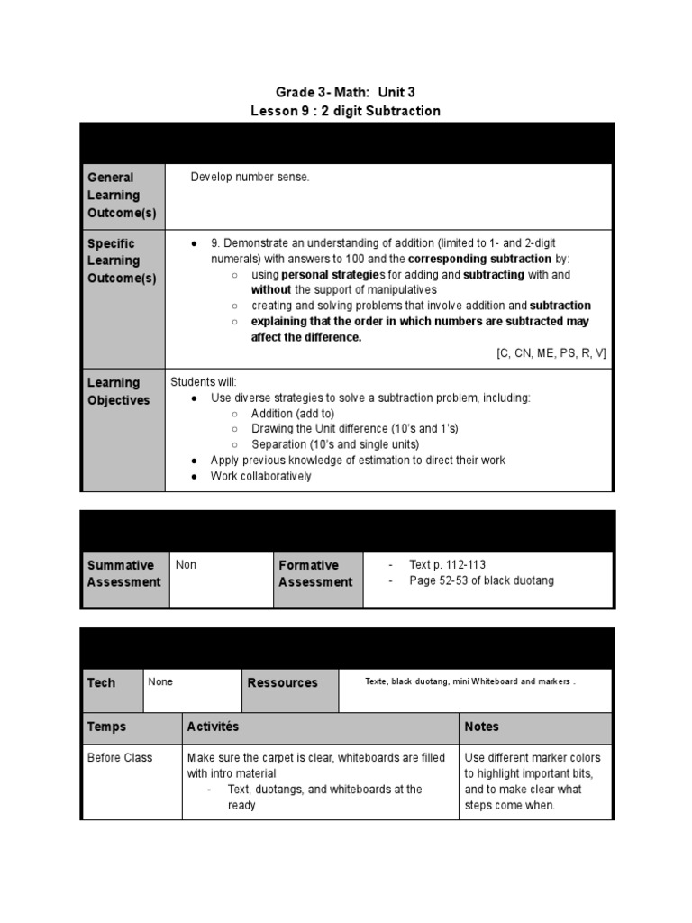 Psi Math Nov | PDF | Subtraction | Applied Psychology