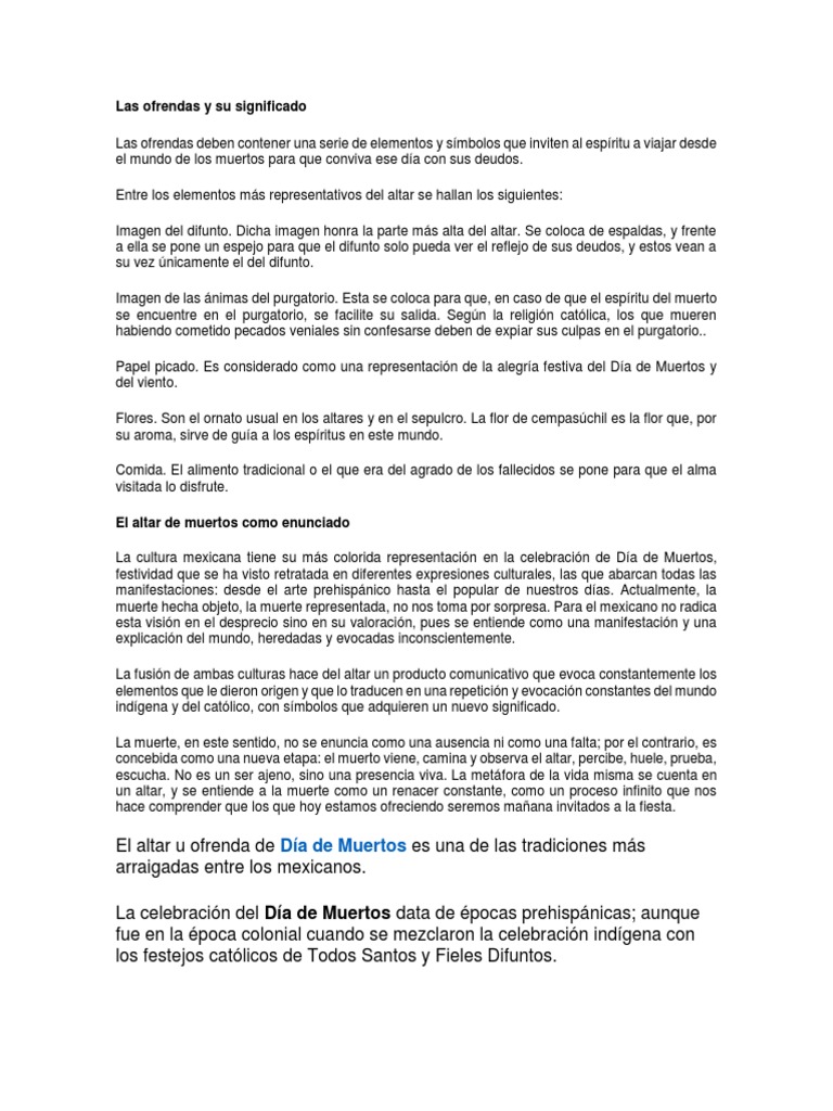 El Altar de Muertos y Josefa Castelar | PDF | México | Agitación