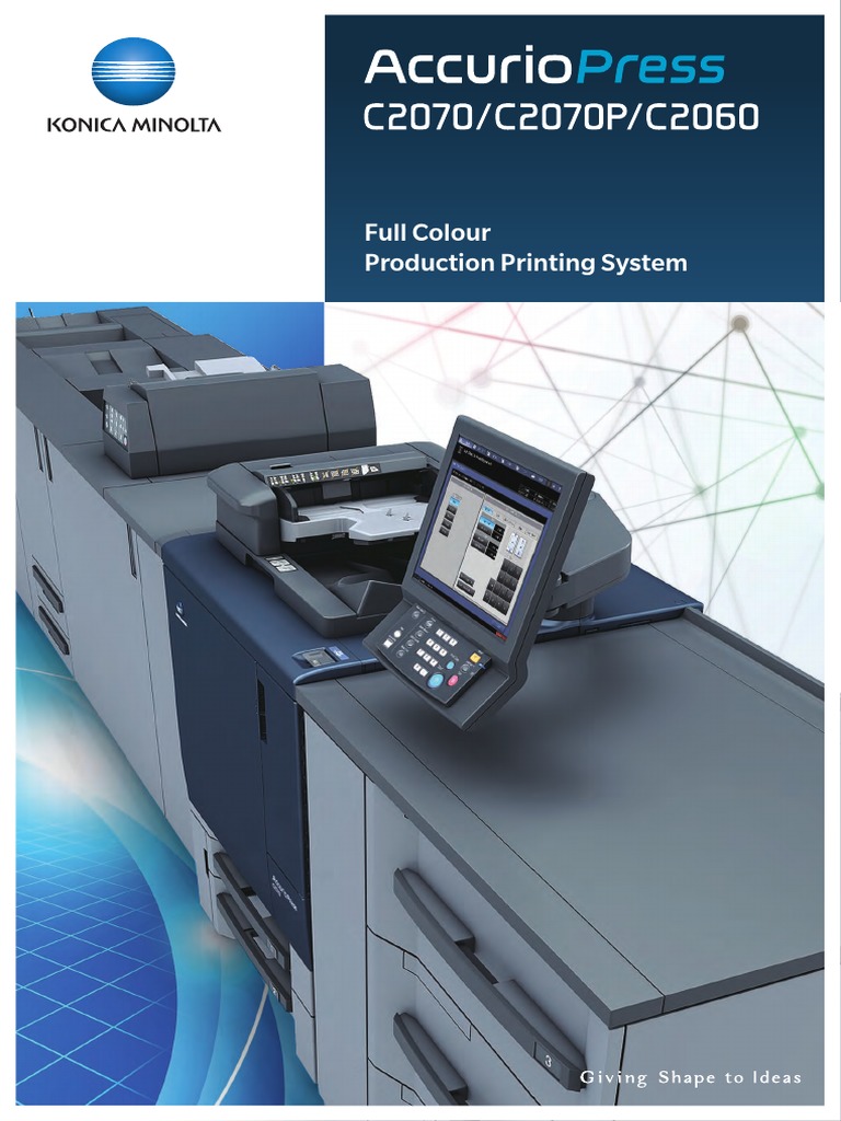 AccurioPress C2070 C2070P C2060 Catalog en PDF | PDF | Image Scanner | Paper