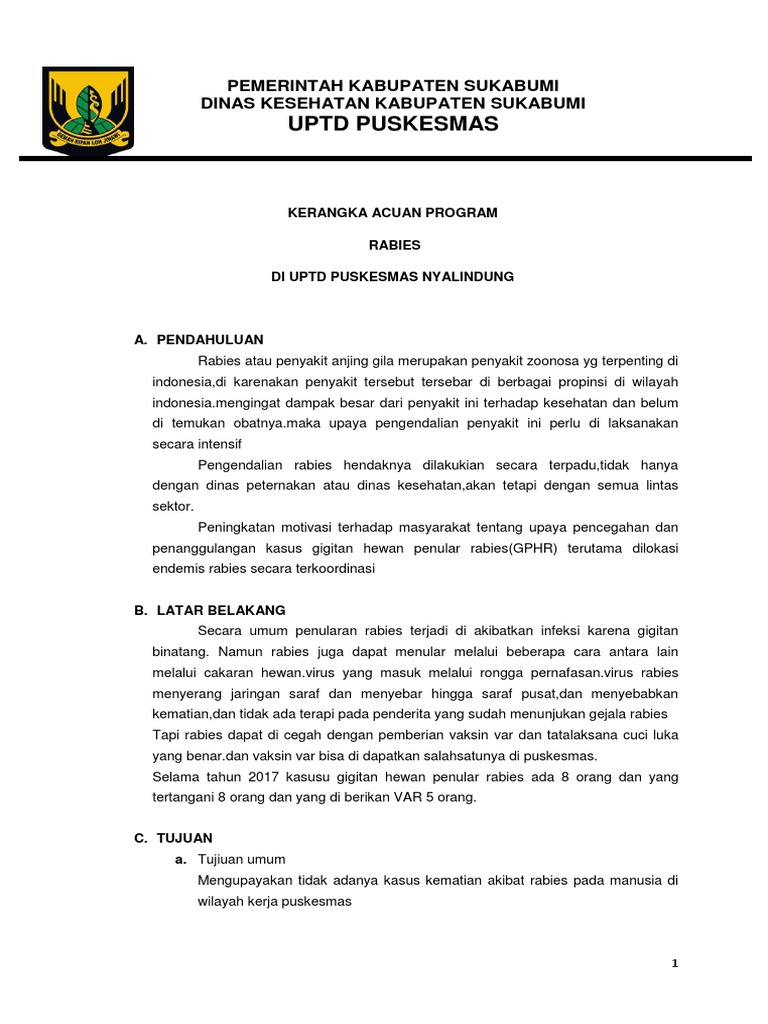 Kak Program Rabies | PDF