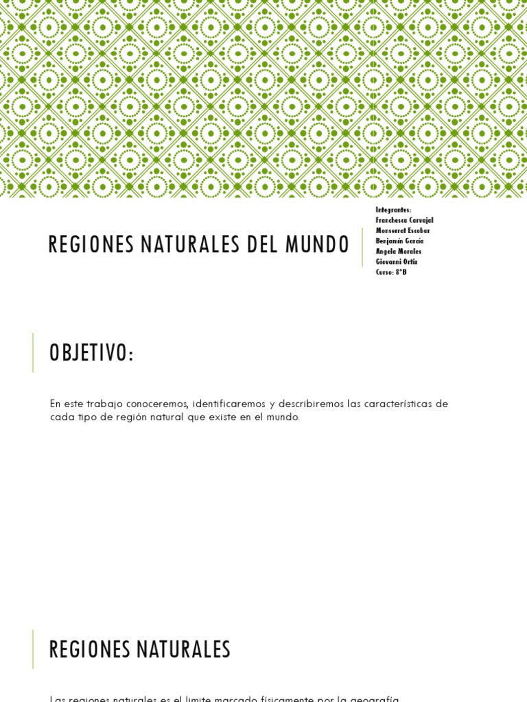 Regiones Naturales Del Mundo Historia | PDF | Selva | Zona tropical