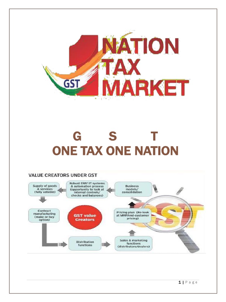 GST Project | PDF | Value Added Tax | Taxes