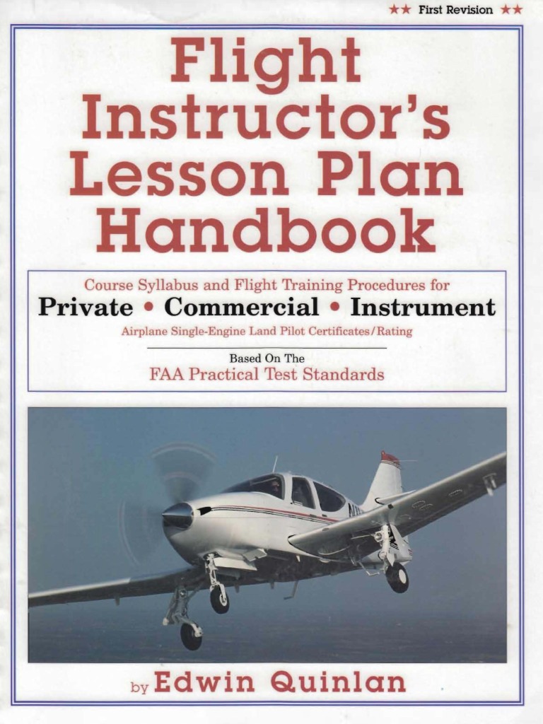 Flight Instructors Lesson Plan Handbook Edwin Quinlan | PDF | Flight ...