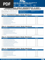 Alabama Football Workout | PDF | Recreation | Weight Training