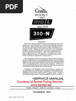 Cessna 310 Service Manual | PDF | Button (Computing) | Hyperlink
