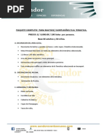 Proforma Buffet Promoción | PDF | Ocio | Science