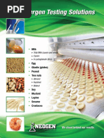 Allergen Matrix Overview | PDF