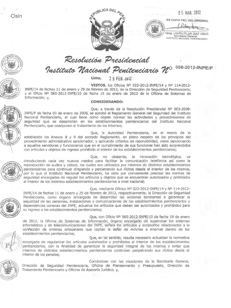 Modificiacion Anexos 8 y 9 Rgs | PDF