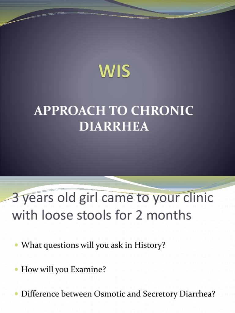 Approach To Chronic Diarrhea | PDF | Irritable Bowel Syndrome | Diarrhea