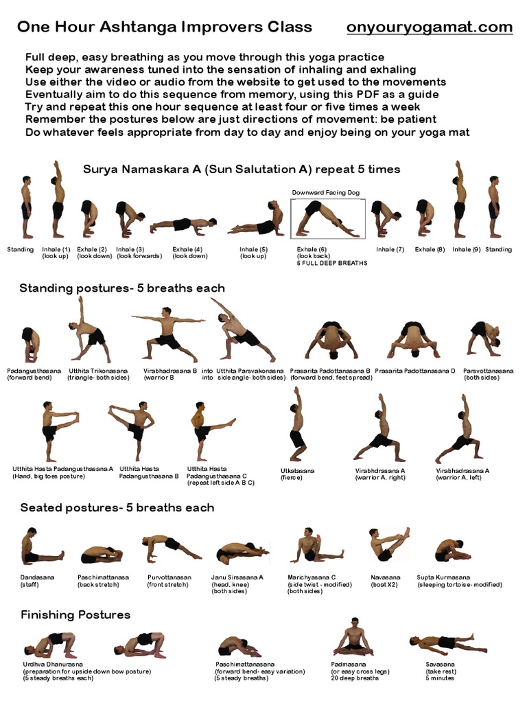 Deepening Your Practice: A One Hour Ashtanga Yoga Sequence for ...