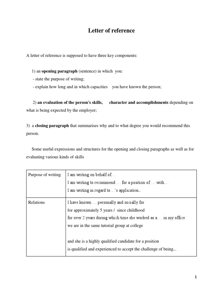 Cae Letter of Recommendation | PDF | Psychology | Psychology