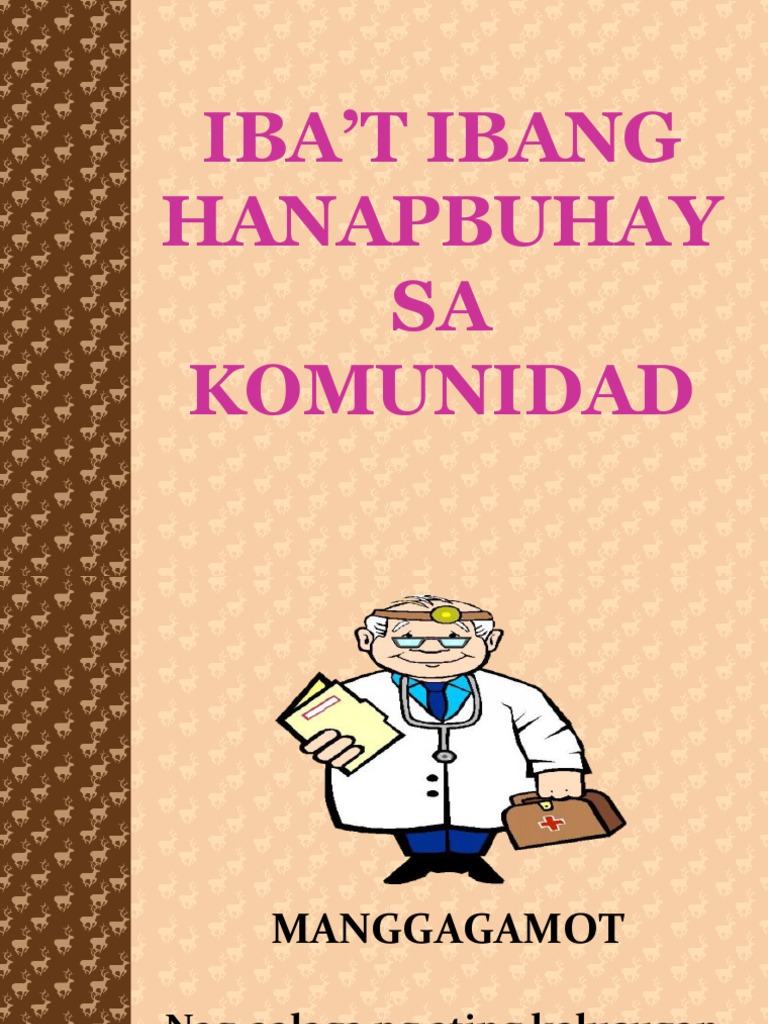 Ibat ibang hanapbuhay sa komunidad