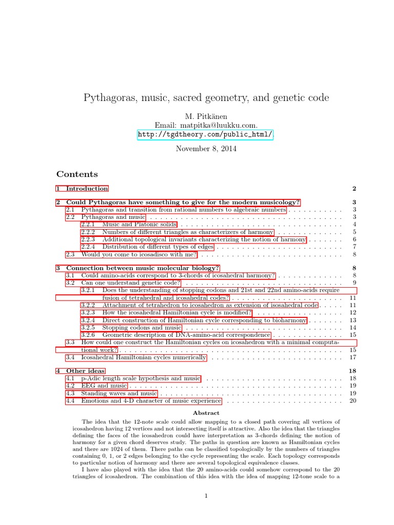 Pythagoras, Sacred Geometry, and the Connections Between Music ...