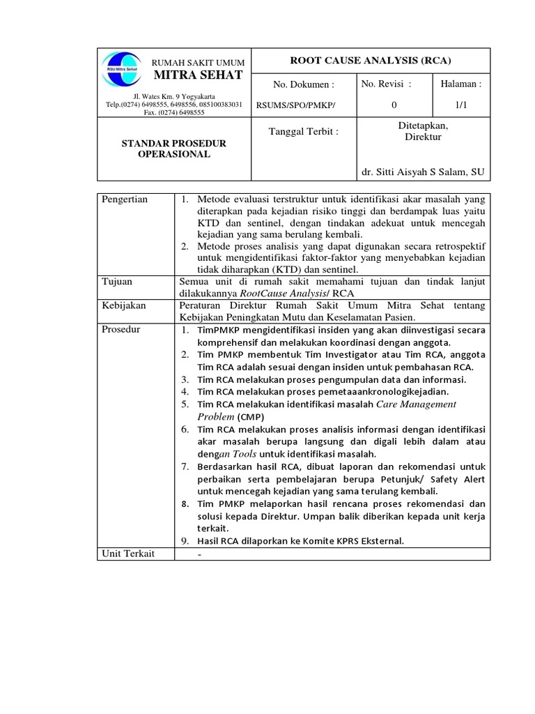 Spo 11 Root Cause Analysis (RCA) | PDF