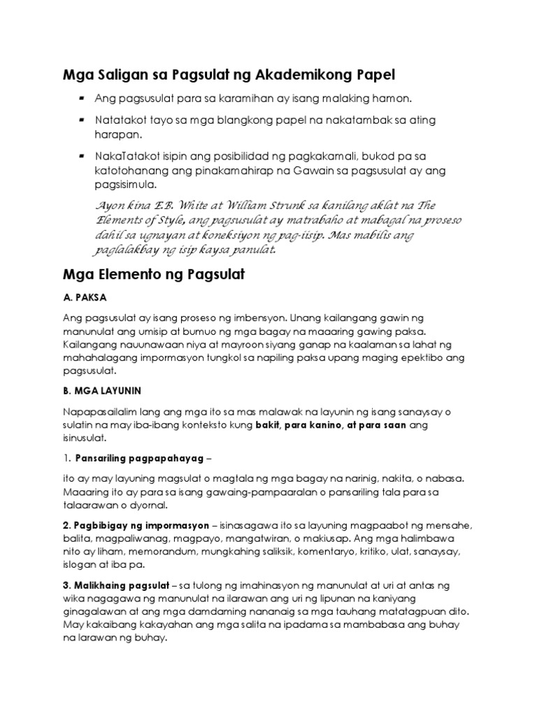 Filipino Lesson 2 Lecture | PDF