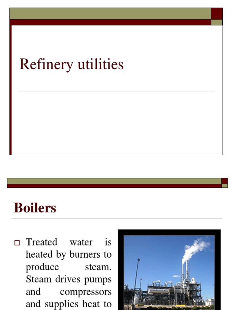 Ref. Utilities | Download Free PDF | Oil Refinery | Natural Gas