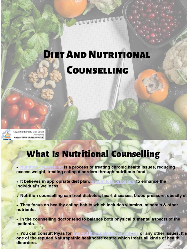 Diet & Nutrition Counselling | PDF | Whole Grain | Foods