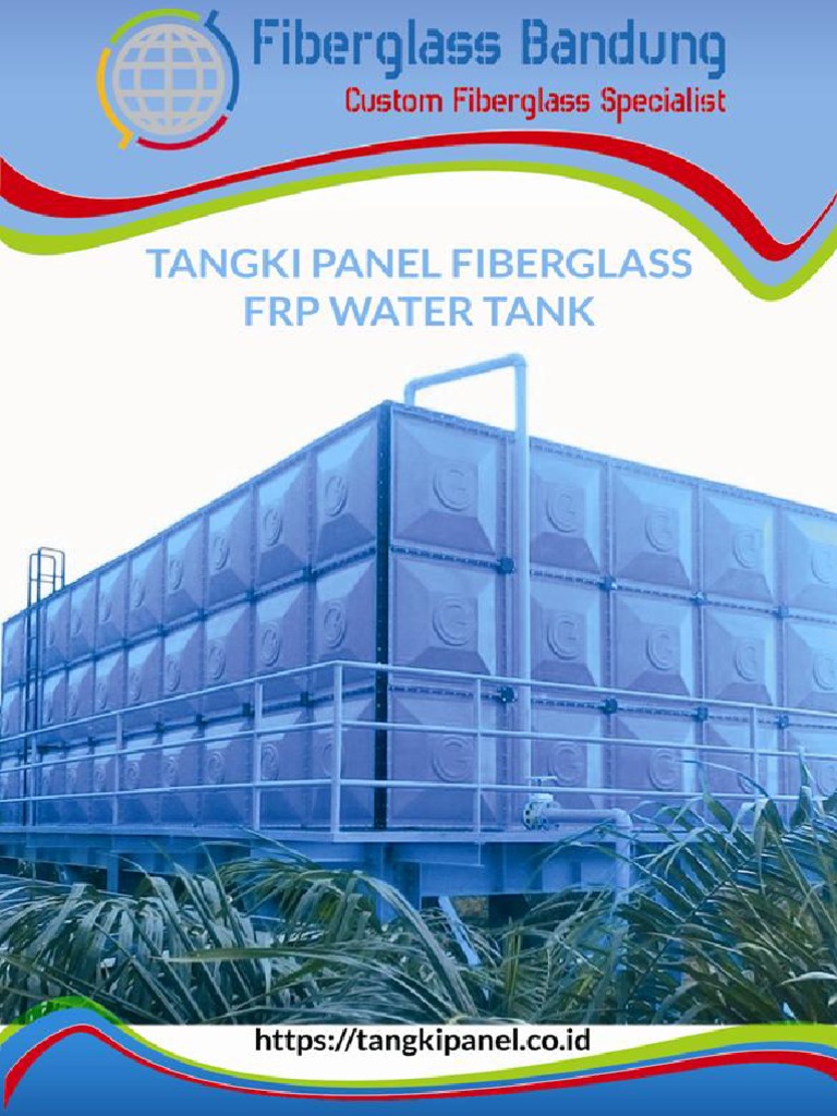 Katalog Tanki Panel Fiberglass Water Tank Bandung | PDF | Composite ...
