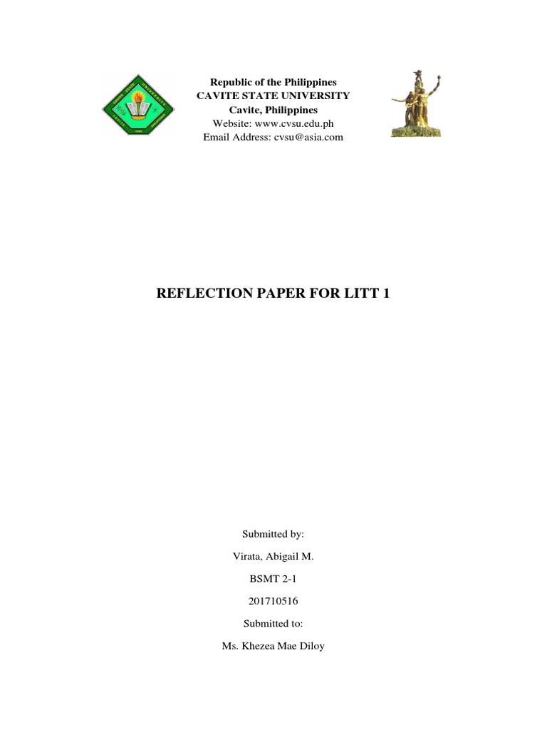 Reflection Paper For Litt 1 | PDF | Foods | Marriage