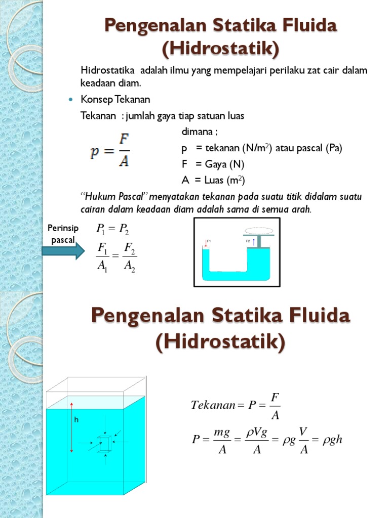 Hidrostatika | PDF