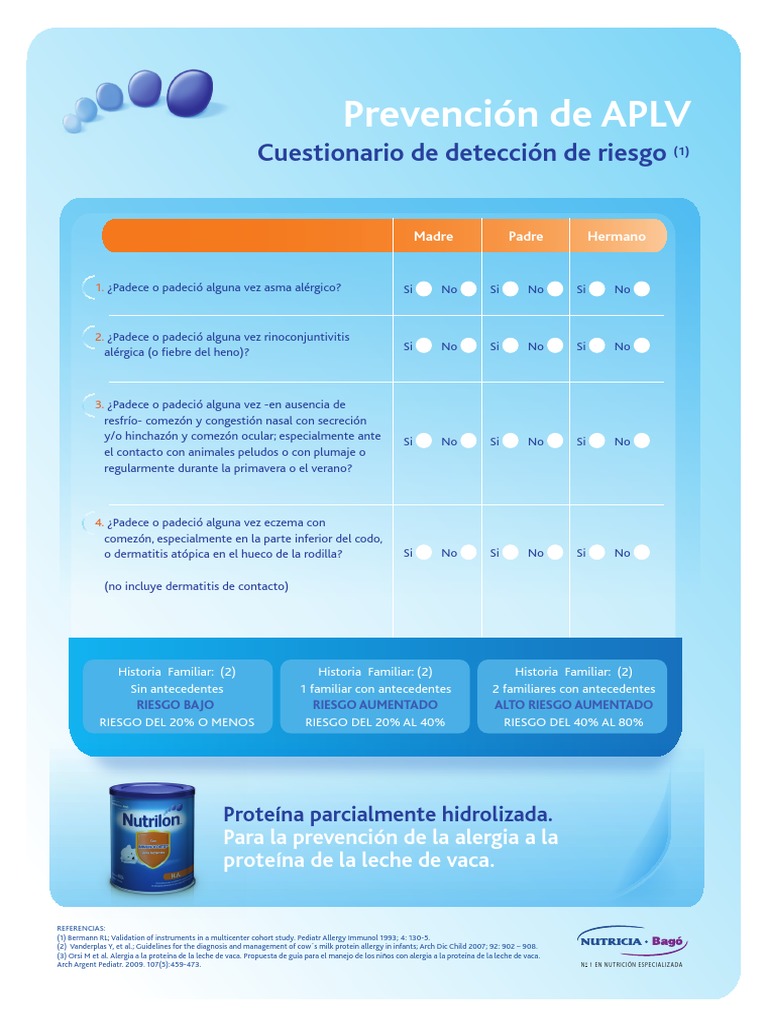 Aplv | PDF | Alergia | Epidemiología