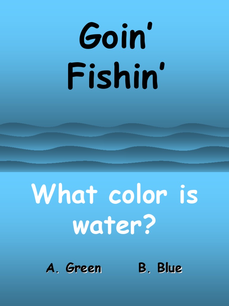 Fishing Quiz: Color and Nouns | PDF | Cooking, Food & Wine | Language ...