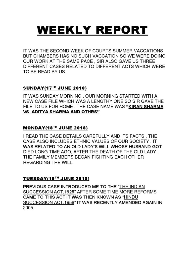 Law Interns' Weekly Case Study | PDF | Law