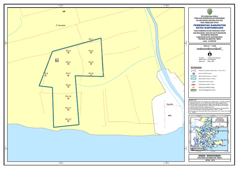 Peta Kerja - RehabDAS - KUKAR - 23 S PDF | PDF