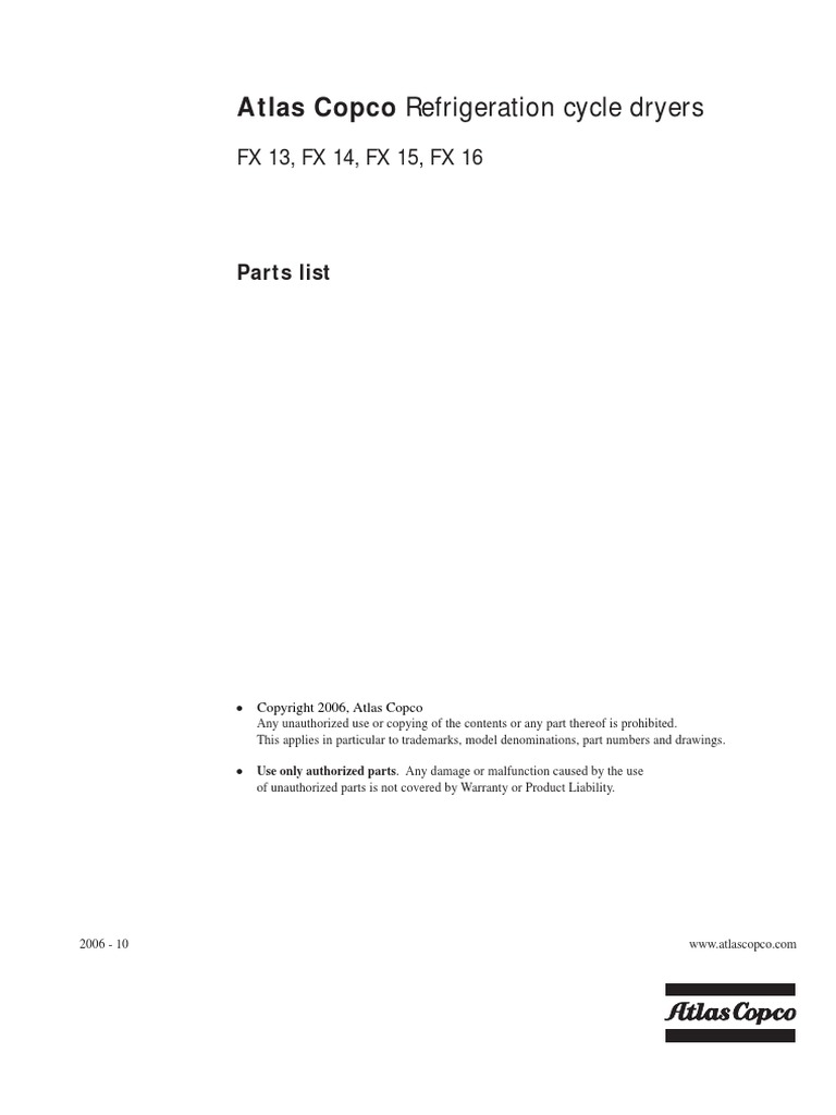 FX13-16 Partlist | PDF | Fuse (Electrical) | Machines