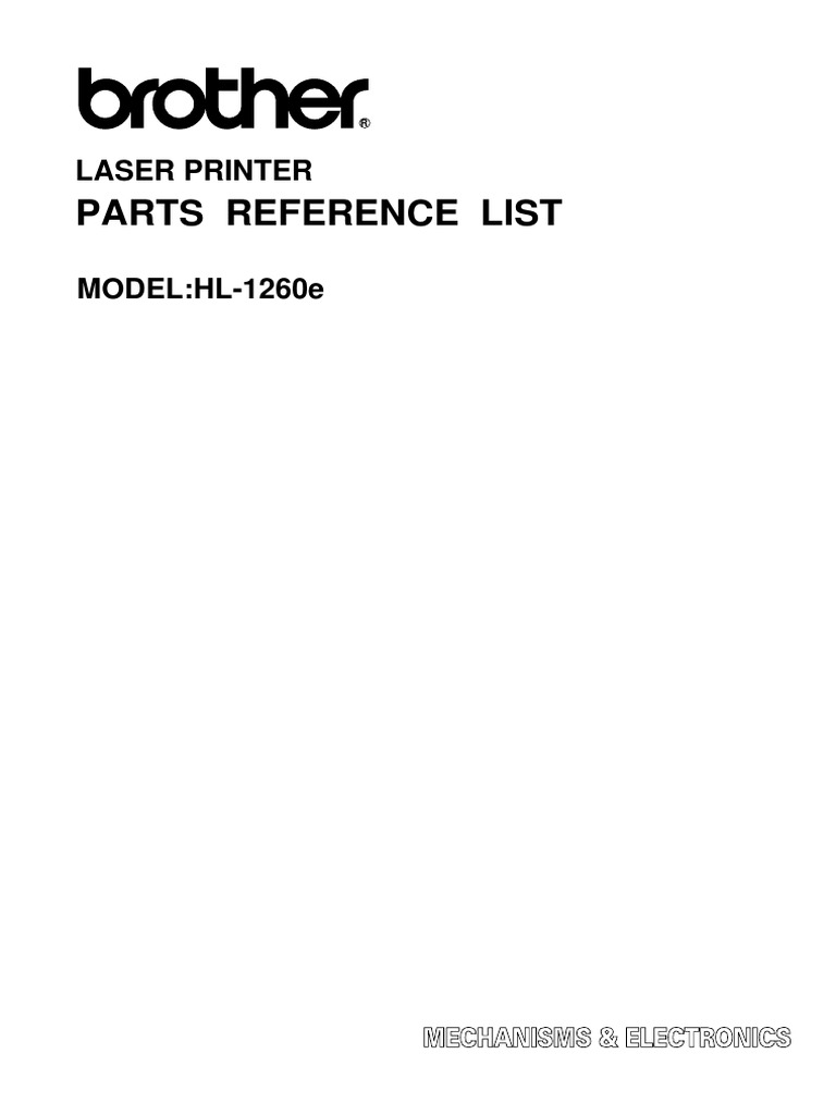Parts Reference List: Laser Printer | PDF | Printed Circuit Board ...