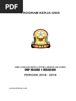 Proposal Program Kerja Osis | PDF
