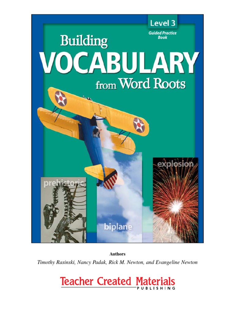 Building Vocabulary From Word Roots Level 3 PDF | PDF | Beehive ...
