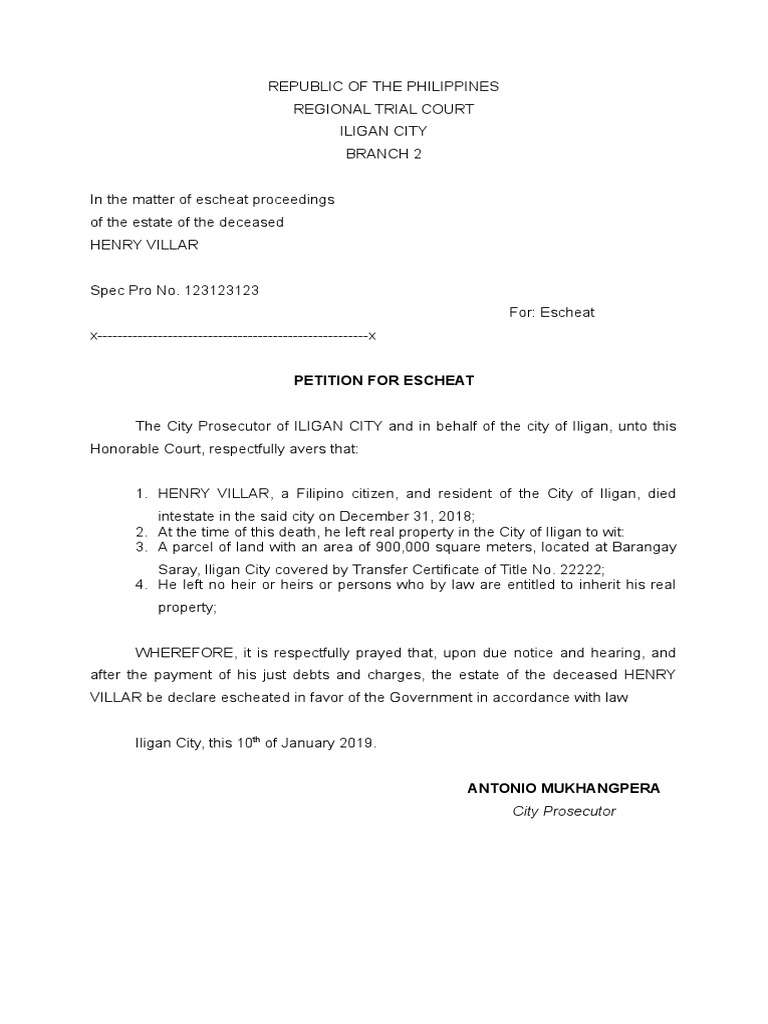 Republic of The Philippines | PDF