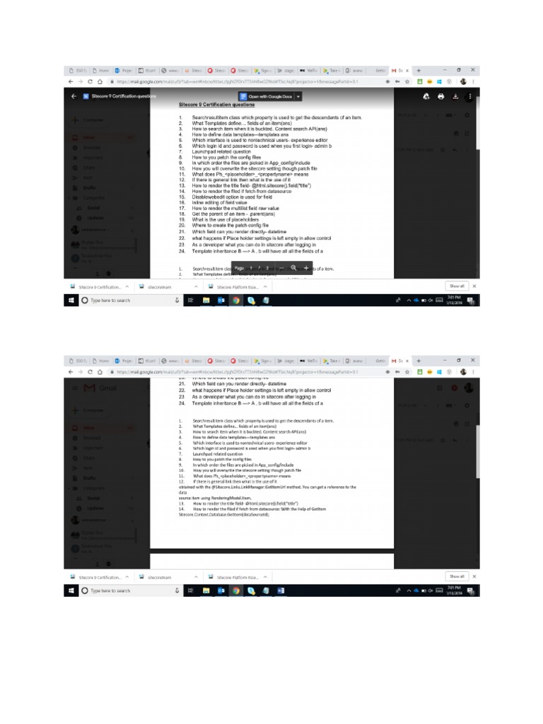 Certification Questions Sitecore 9 | PDF | Information Retrieval | Information Technology Management