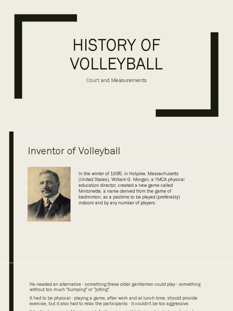 William G. Morgan: Volleyball's Inventor | PDF | Volleyball | Leisure