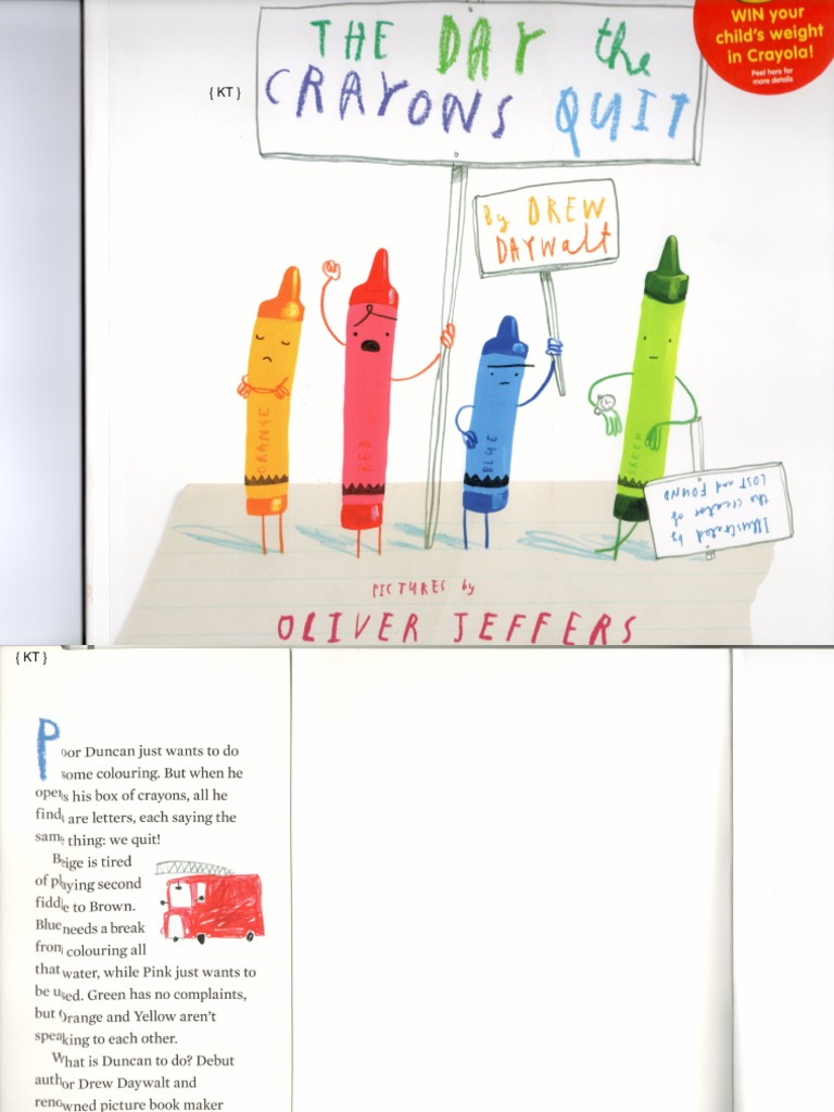 The Day the Crayons Quit PDF Guide | PDF | Home & Garden