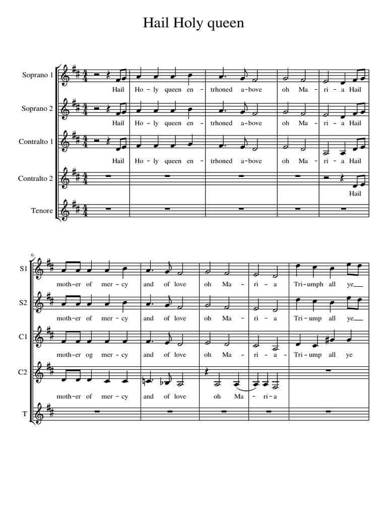 Hail Holy Queen | PDF