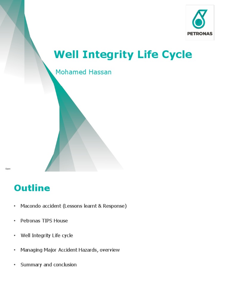 Well Integrity Life Cycle: Mohamed Hassan | PDF | Risk | Safety