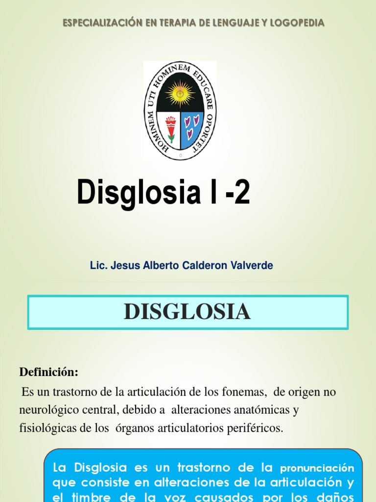 Disglosias PDF | PDF | Anatomía humana | Boca