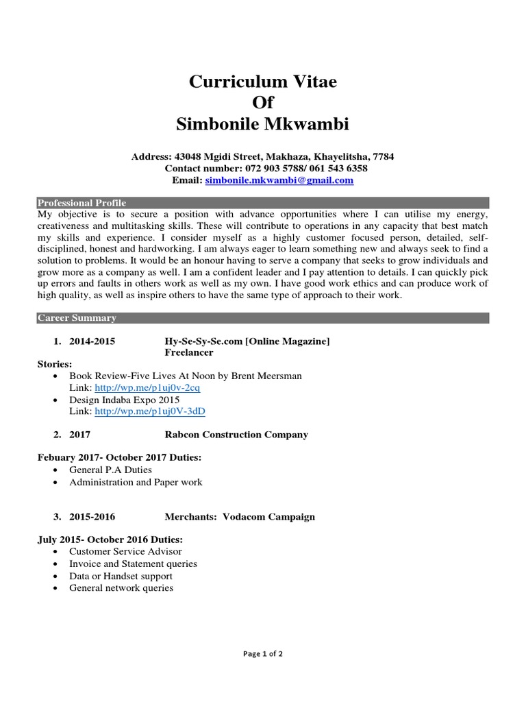 CV Siem New | PDF | Copy Editing | Journalism