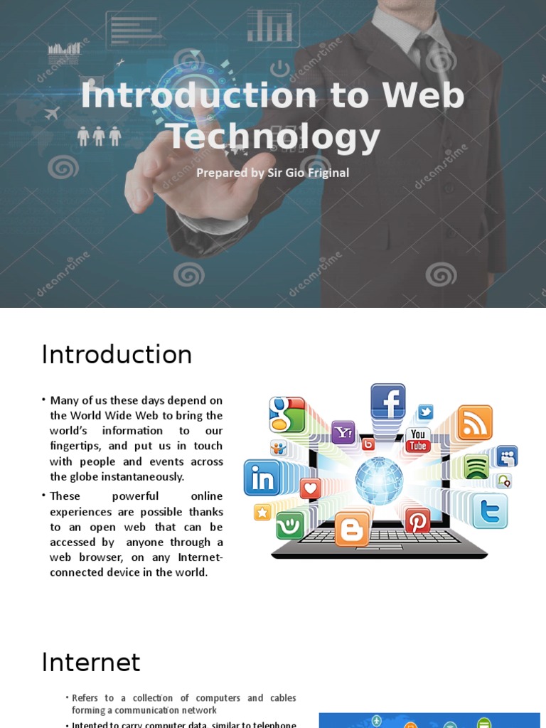 Introduction To Web Technology | PDF | Internet | Websites